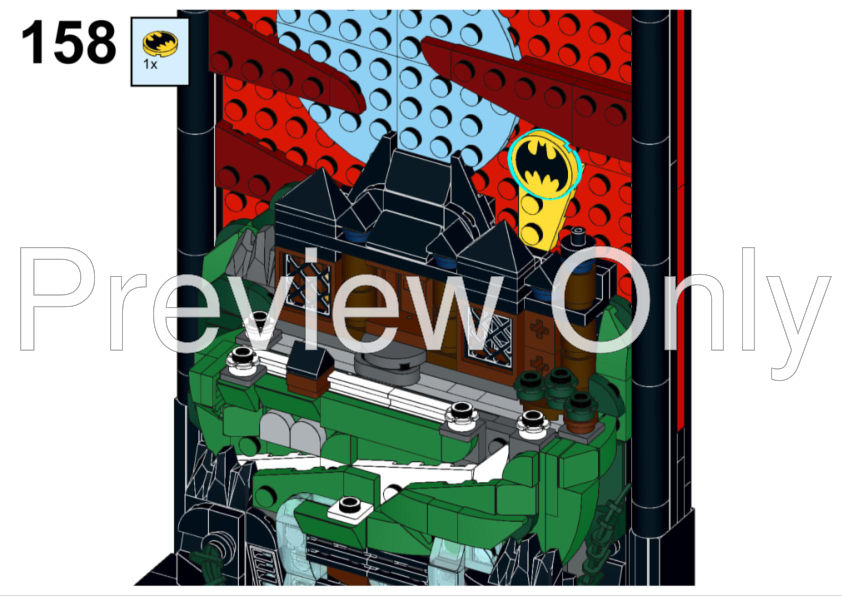 LEGO MOC 76271 UDS BTAS Wayne Manor by MadDadBricks | Rebrickable - Build with LEGO