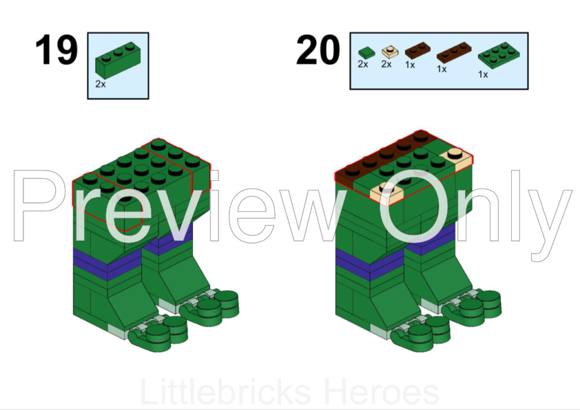 LEGO MOC-176498 Donatello Lego Figure by LittlebricksHeroes ...