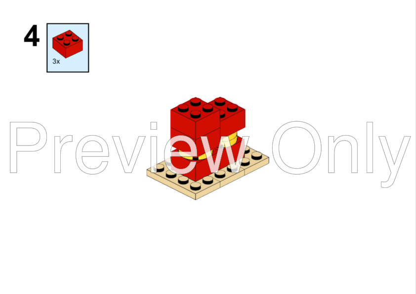 LEGO MOC Guinea Pig - White & Blonde by Lewis Inman - Lucid Bricks ...