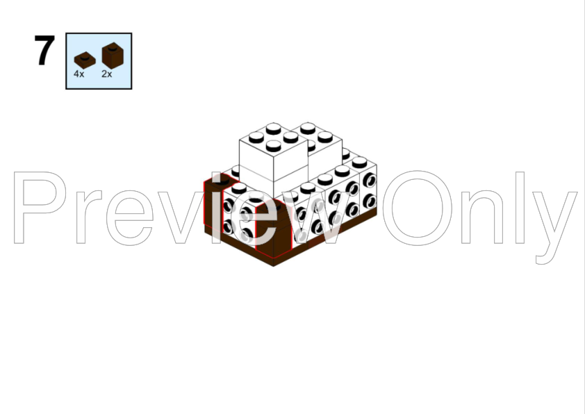 LEGO MOC Guinea Pig - Brown by Lucid Bricks | Rebrickable - Build with LEGO