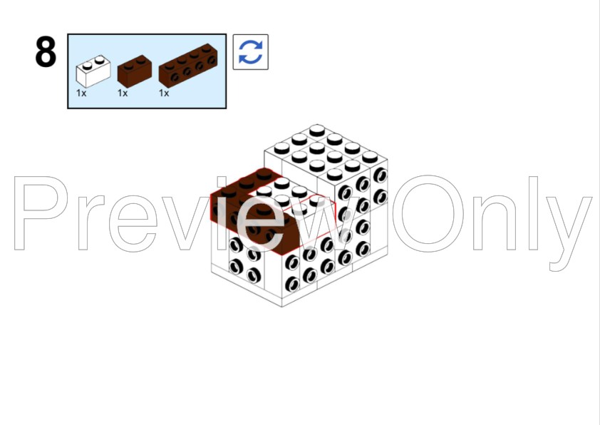 LEGO MOC Guinea Pig - Fluffy by Lucid Bricks | Rebrickable - Build with ...
