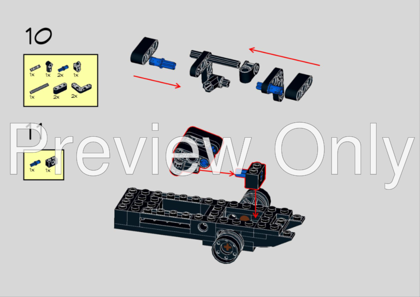 LEGO MOC Cabover Truck III by owstin | Rebrickable - Build with LEGO