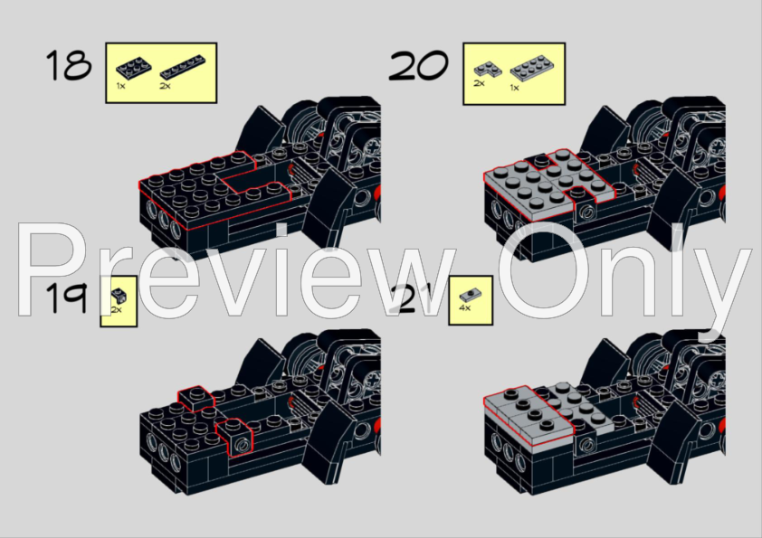 LEGO MOC Cabover Truck III by owstin | Rebrickable - Build with LEGO