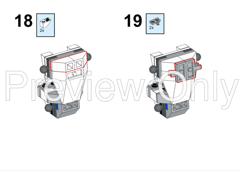 LEGO MOC R2-D2 Mecha by BossieX13 | Rebrickable - Build with LEGO