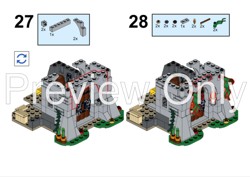 Lego Moc Forestmen Outpost By Midibricks Rebrickable Build With Lego