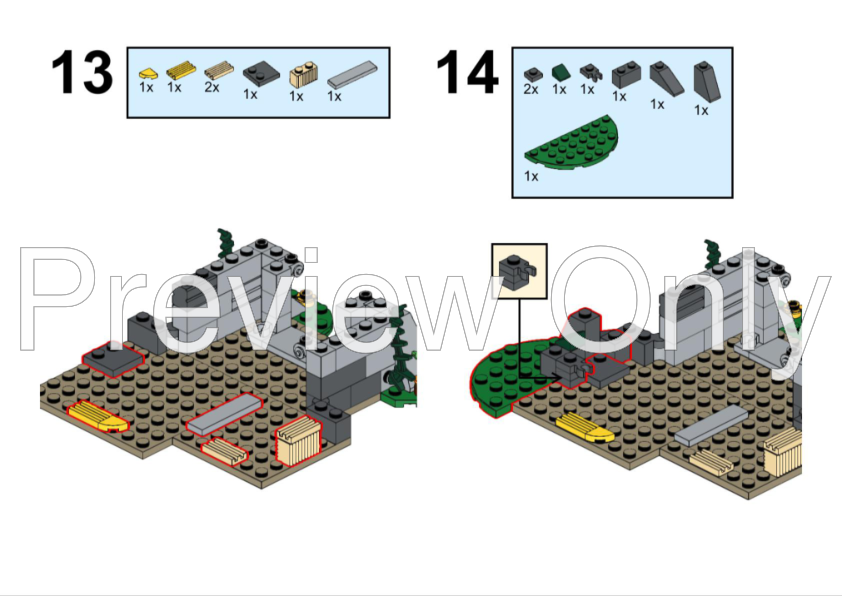 LEGO MOC Forestmen - Outpost by MidiBricks | Rebrickable - Build with LEGO
