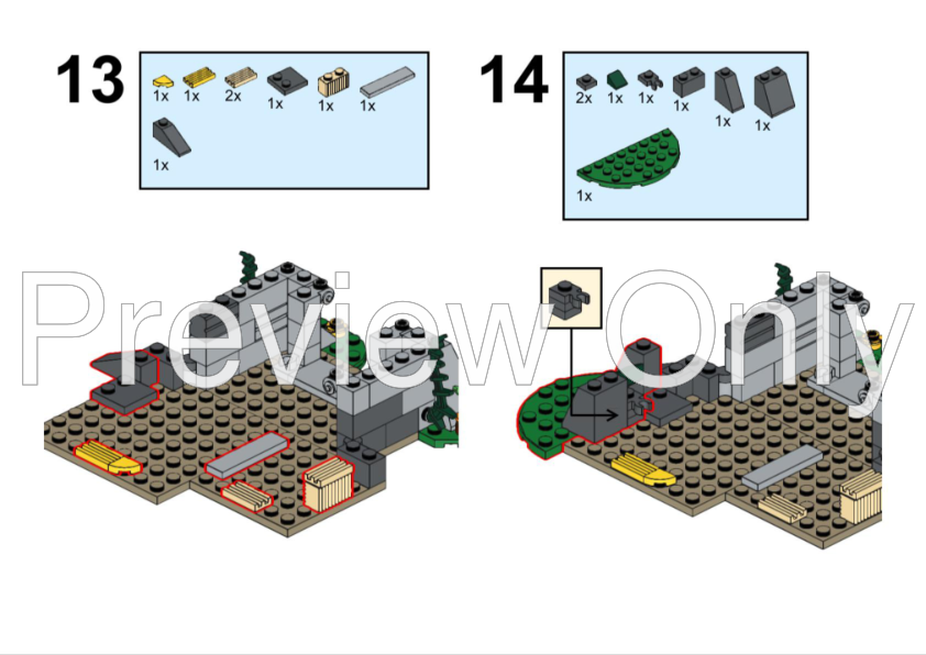 LEGO MOC Forestmen - Outpost by MidiBricks | Rebrickable - Build with LEGO