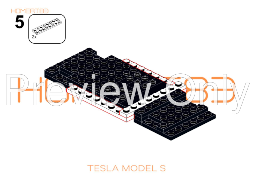 LEGO MOC Tesla Models S, 3, X, Y by homert83 | Rebrickable - Build with ...