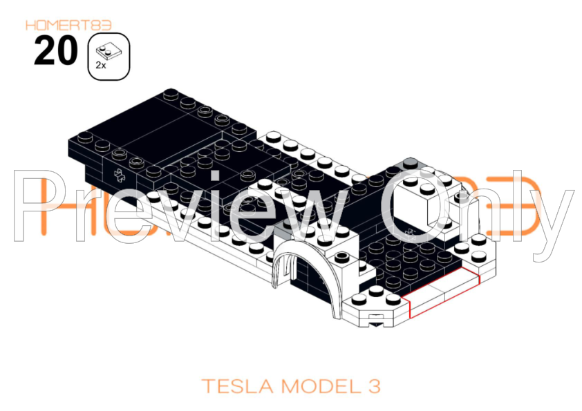 LEGO MOC Tesla Models S, 3, X, Y by homert83 | Rebrickable - Build with ...
