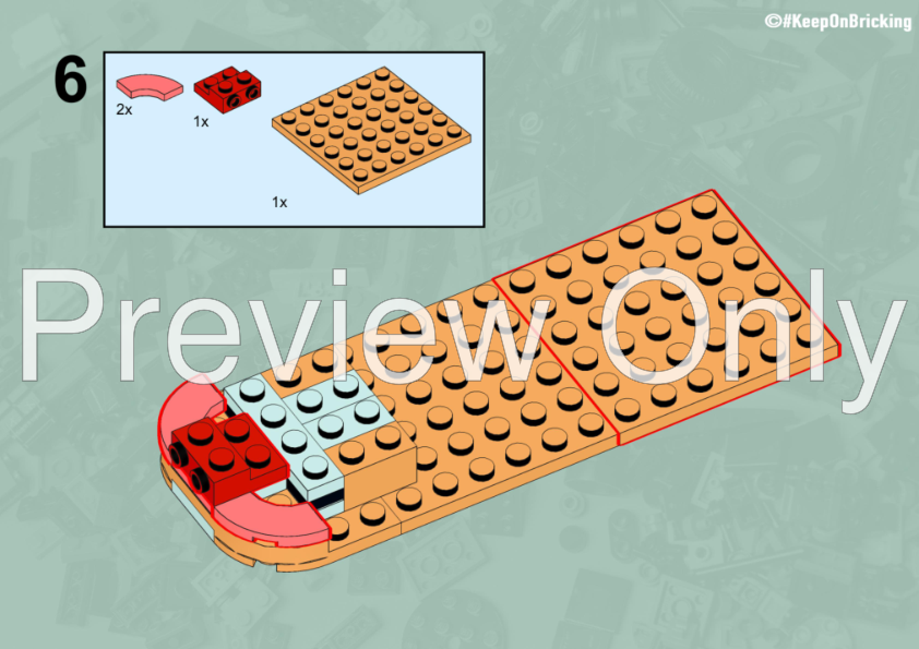 Lego Moc 31148 Spaceship By Keep On Bricking Rebrickable Build With