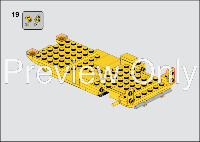 LEGO MOC Renault 4 F4 by besbasdesign | Rebrickable - Build with LEGO