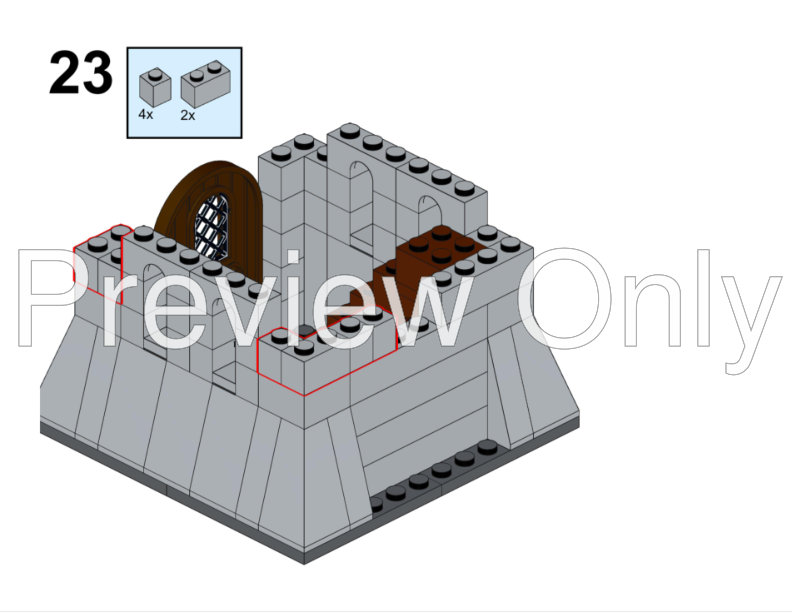 LEGO MOC Falcon Knights Watchtower v2 by Raveyaner | Rebrickable ...