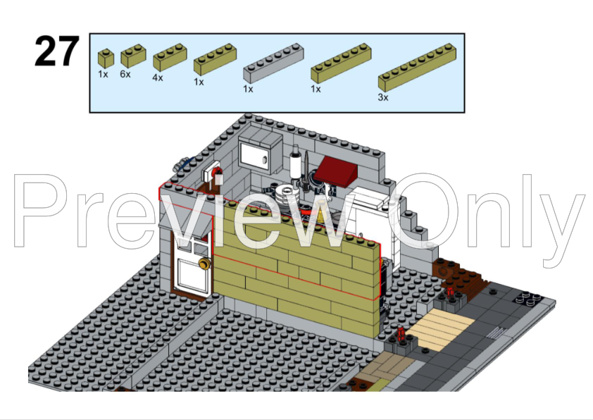 LEGO MOC Drawing Class & Terrace Cafe, Alternate build of The Lego ...