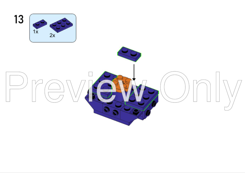 LEGO MOC Kixx 601 Lilo & Stitch for Stitch Set 40674 by cheesebricks ...