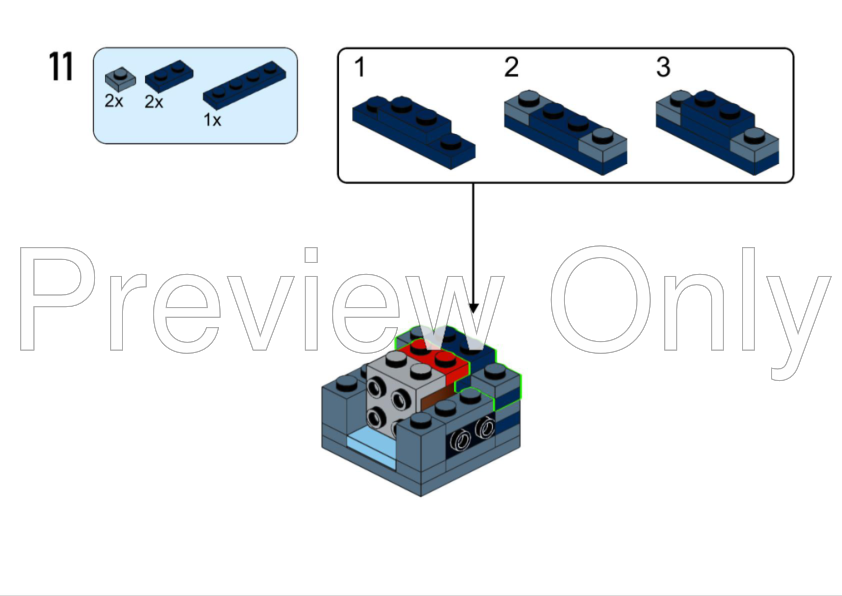 LEGO MOC Hammerface 033 Lilo & Stitch for Stitch Set 40674 by ...