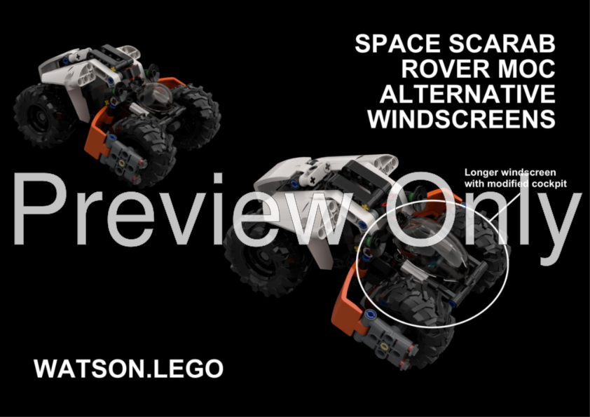 LEGO MOC TECHNIC Space Scarab Rover MOC - with "pull-back" motor by ...