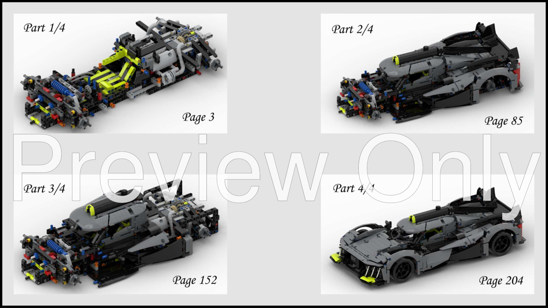 LEGO MOC Peugeot 9X8 (42156 MOD) by Lego technic world | Rebrickable ...