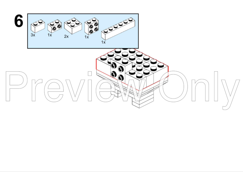 LEGO MOC Raving Rabbid by YellowDonut | Rebrickable - Build with LEGO