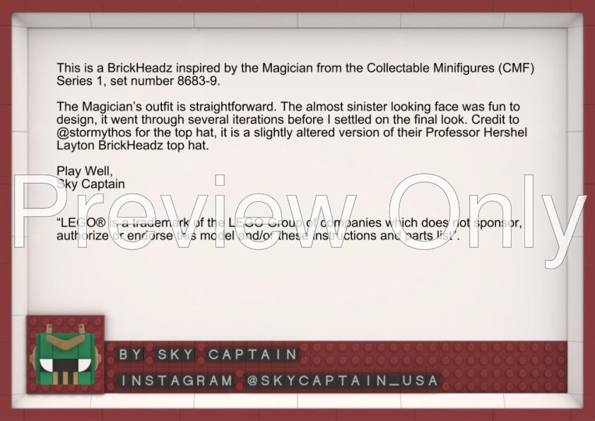 LEGO MOC Magician by SkyCaptain | Rebrickable - Build with LEGO