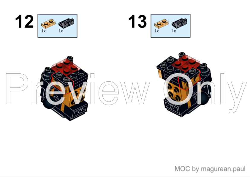 LEGO MOC LOTR - Balrog by magurean.paul | Rebrickable - Build with LEGO