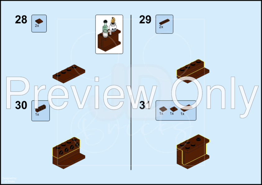 LEGO MOC Hog's Head Pub by JD Bricks | Rebrickable - Build with LEGO