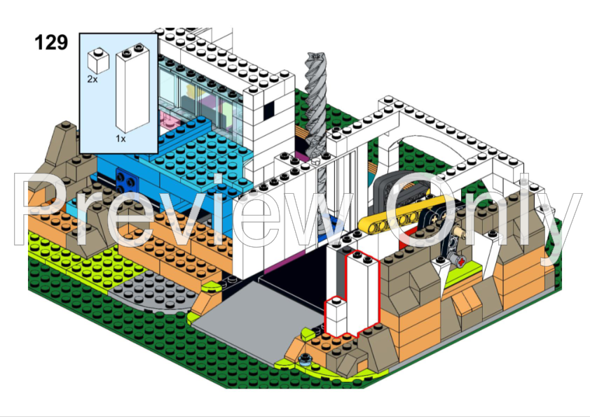 LEGO MOC Modern Mansion (Grey) - Modification of Set 42639 by Brick Artisan | Rebrickable ...