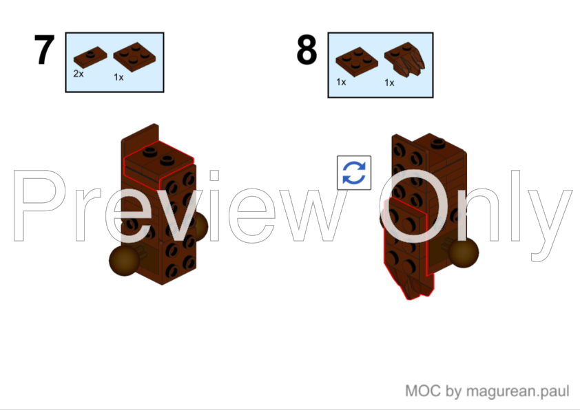 LEGO MOC LOTR - Treebeard by magurean.paul | Rebrickable - Build with LEGO