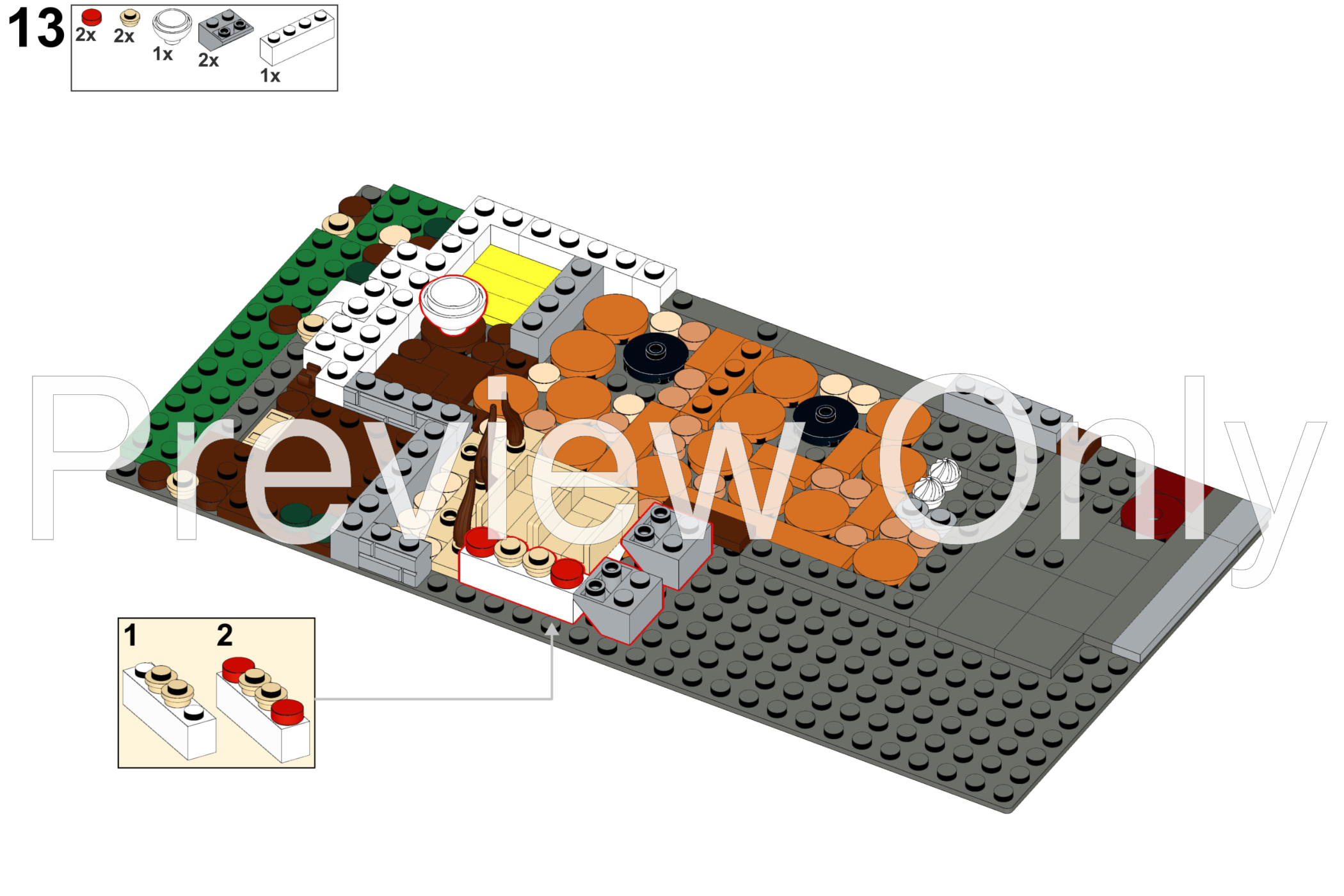 LEGO MOC House No.10 by BrickAtive | Rebrickable - Build with LEGO