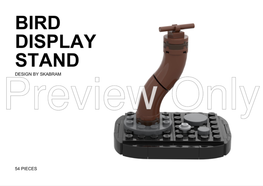 LEGO MOC White Wagtail by SKABRAM | Rebrickable - Build with LEGO