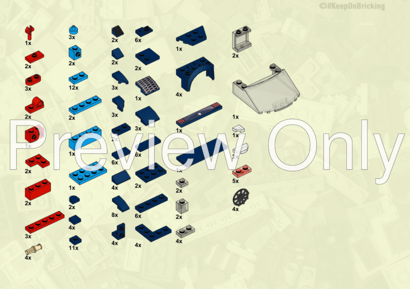 LEGO MOC 76920 Sport Pickup by Keep On Bricking | Rebrickable - Build ...