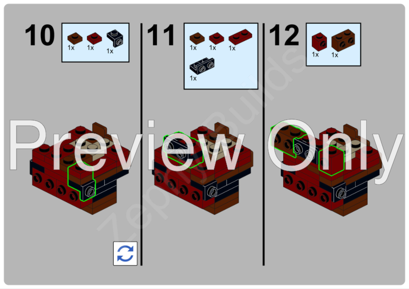 LEGO MOC DOTA 2 Lycan/Banehallow Brickheadz by ZephyrBuilds ...