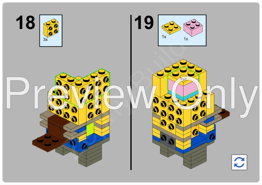 LEGO MOC DOTA 2 Goblin Techies/Squee, Spleen, and Spoon Brickheadz by ...