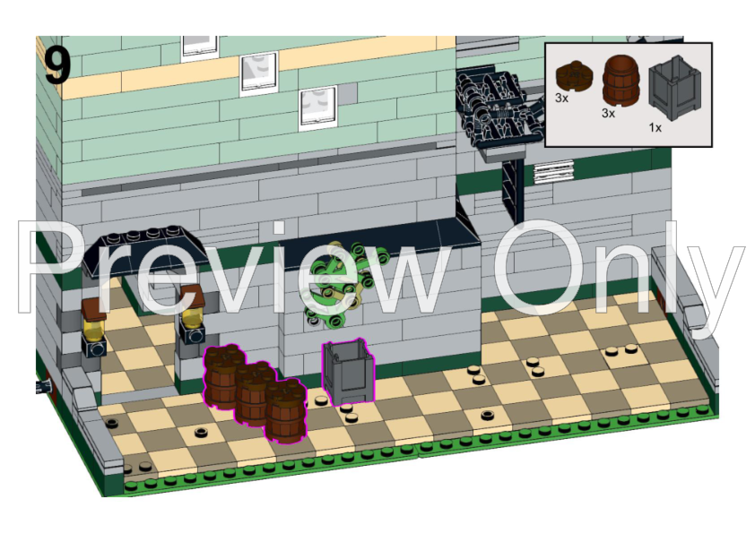 LEGO MOC Farmers Market - Backyard MOC for set #10185 "Green Grocer" by ...