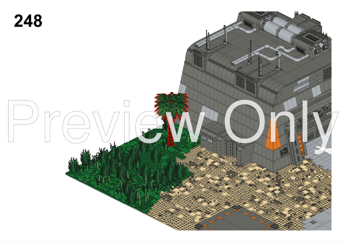 LEGO MOC SW - Armored Bunker on Scarif with Landing Platform by ...
