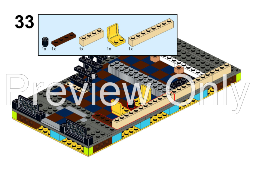 LEGO MOC Terraced Parisian Bakery by S-Brick | Rebrickable - Build with ...