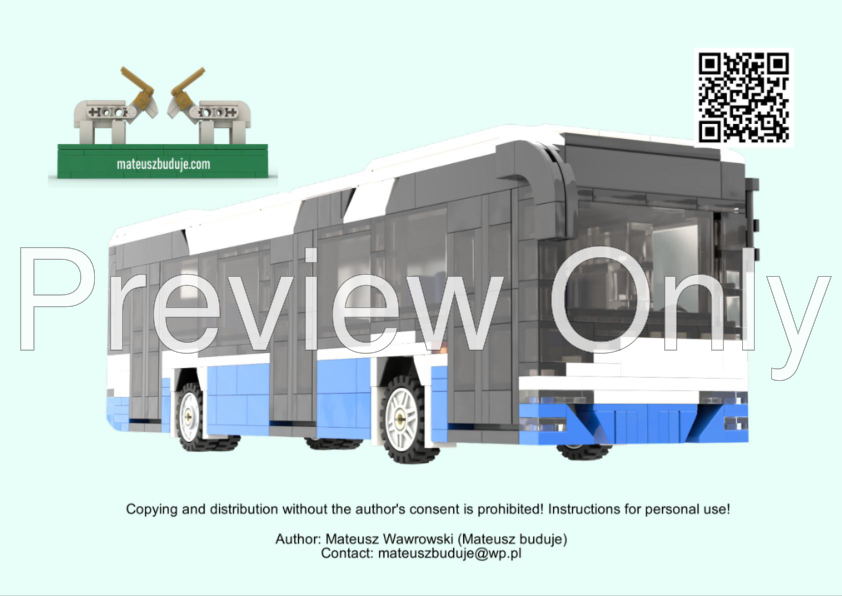 LEGO MOC Low-floor bus Solaris Urbino 12 MPK Kraków by MateuszBuduje ...