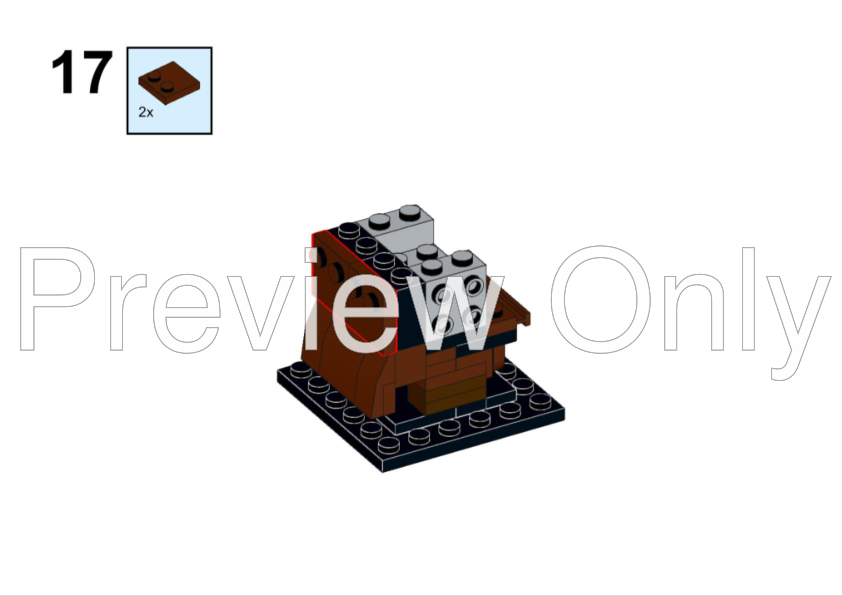 LEGO MOC Anakin Skywalker Brickheadz by Ant0noo | Rebrickable - Build ...