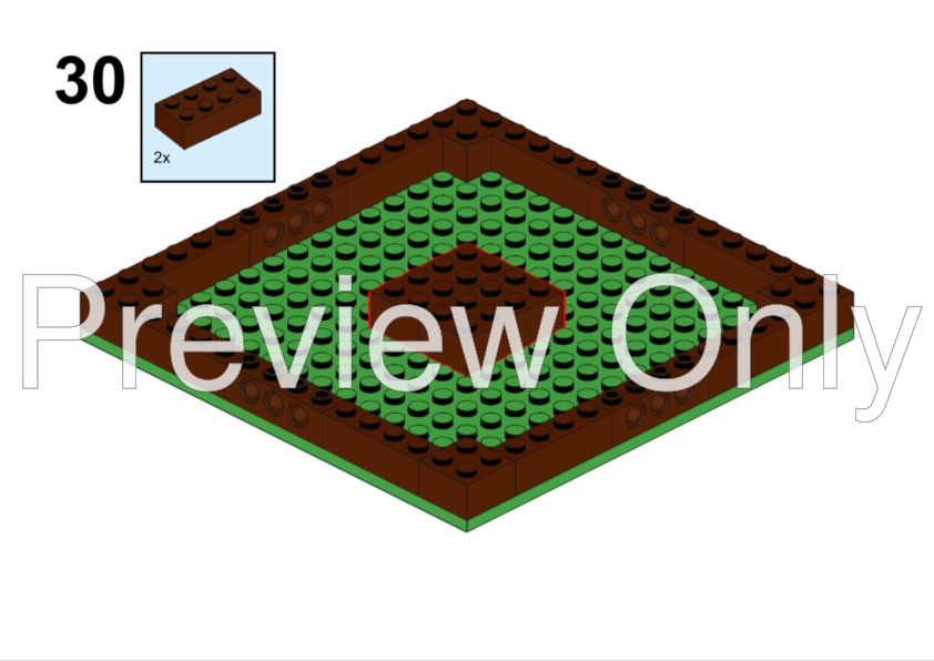LEGO MOC 48X48 Display for set 21338 A-Frame Cabin by gabizon ...