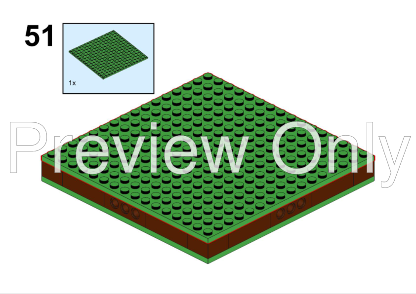 LEGO MOC 48X48 Display for set 21338 A-Frame Cabin by gabizon ...