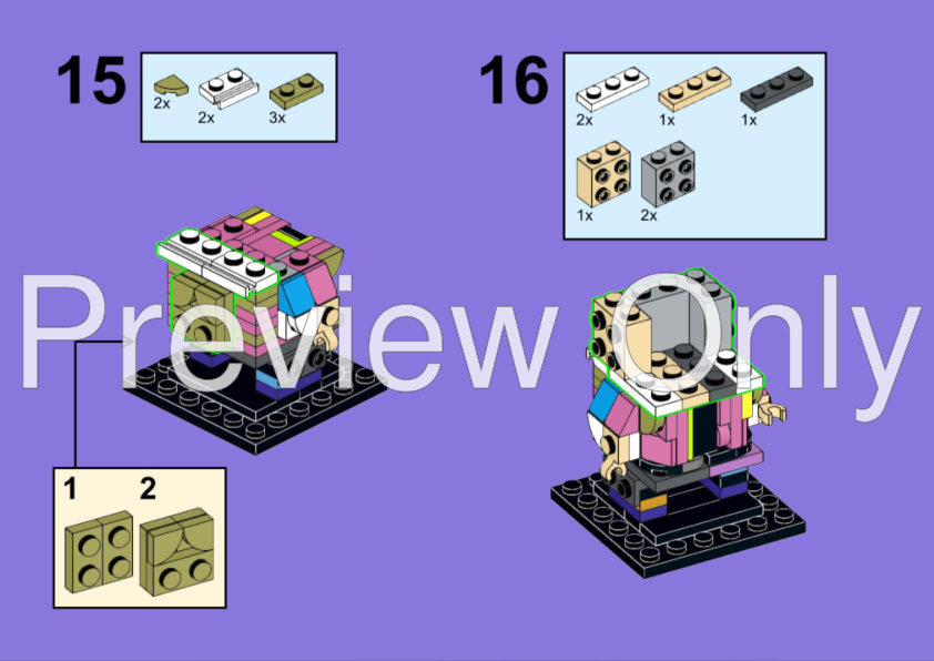 LEGO MOC VALORANT Clove Brickheadz by Penguins and plastic ...