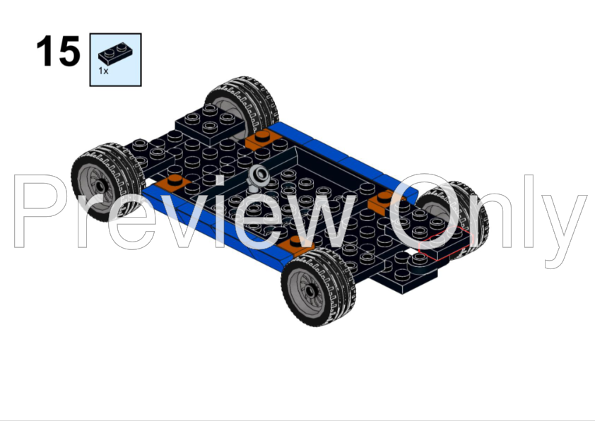 LEGO MOC AMC Hurst Rambler by TheSlowDrifter2.0 | Rebrickable - Build ...