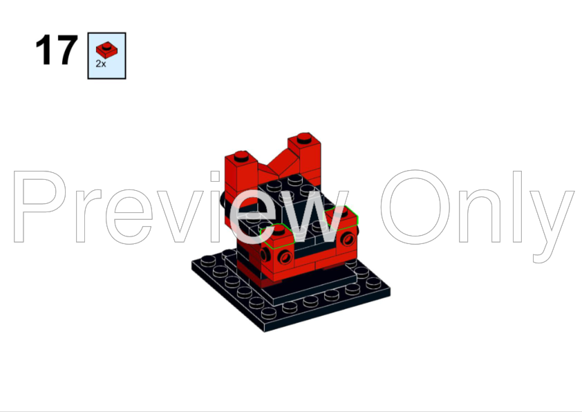 LEGO MOC Merrin Brickheadz by Ant0noo | Rebrickable - Build with LEGO