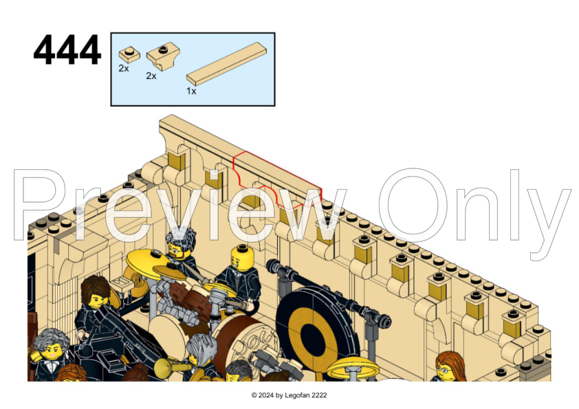 Lego Moc Concert Hall By Legofan2222 Rebrickable Build With Lego