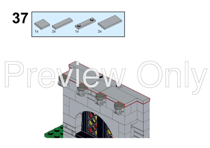 LEGO MOC Medieval Chapel fitting to 10305 by legobatmanfan ...