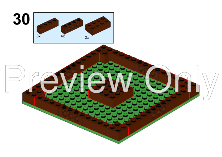 LEGO MOC 48X48 Display for set 31120 Medieval Castle by gabizon ...