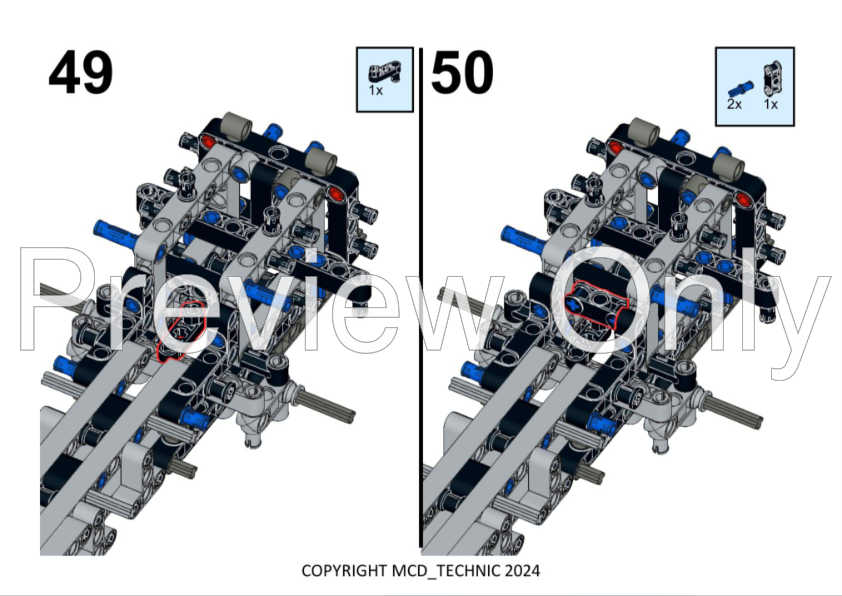 LEGO MOC 2021 DAF XG 4x2 by Mcd_technic | Rebrickable - Build with LEGO