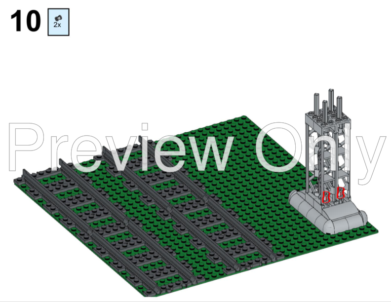 Lego Moc Railway Signaling Gantry V1 By Seilesbast Rebrickable