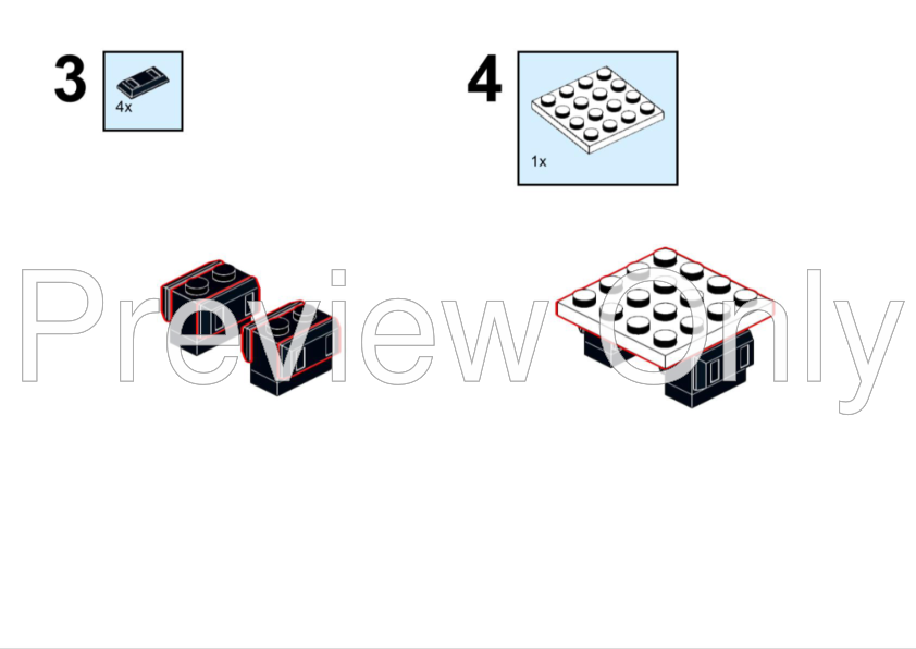 LEGO MOC Colonel Yularen Brickheadz by FMbricks | Rebrickable - Build ...