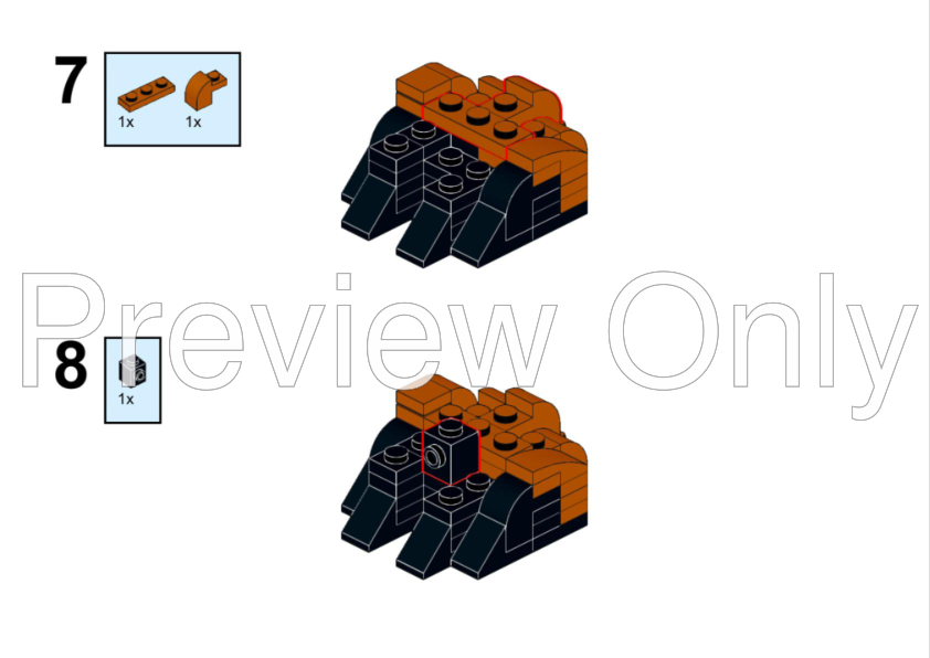 LEGO MOC redpanda by ccccccha | Rebrickable - Build with LEGO