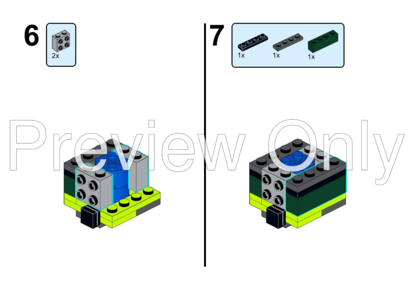 LEGO MOC Waveripper (Fortnite) Brickhead by Roloff | Rebrickable ...